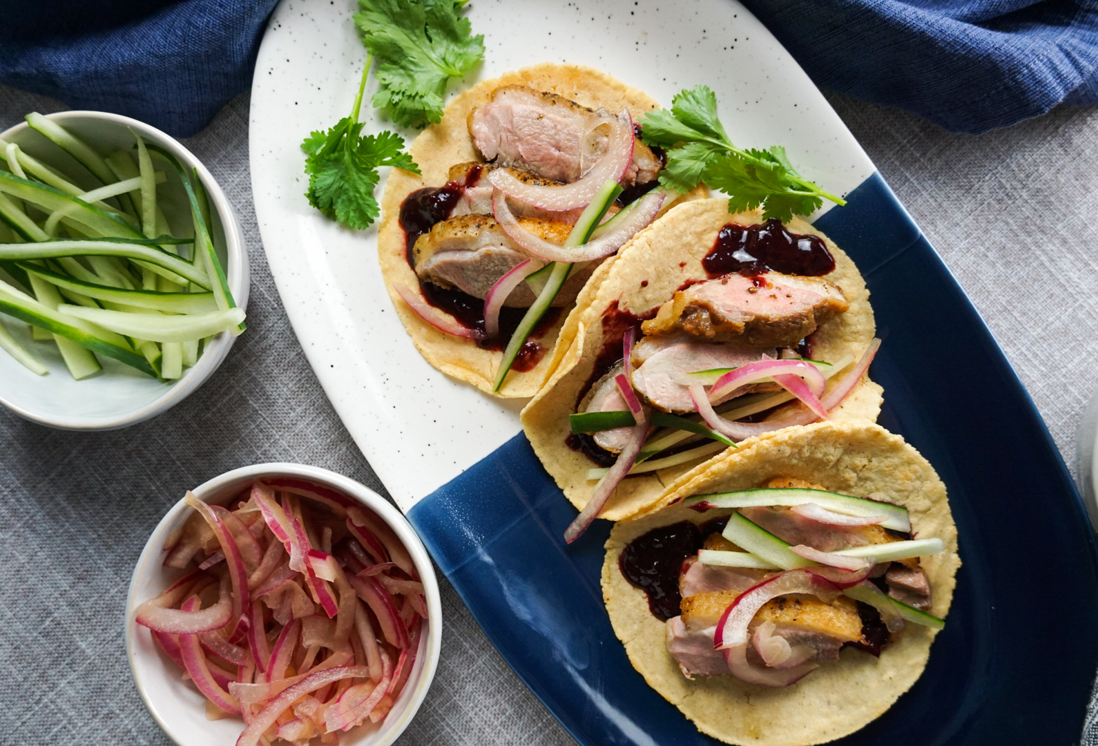 Crispy Duck Breast Tacos – Al Fresco NWA